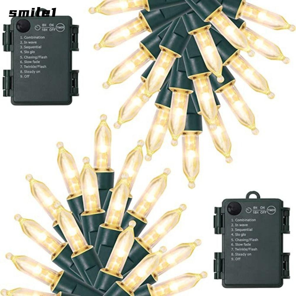 SMILE Halloween Lights, Battery Box Operated Waterproof Mini Bulbs ...
