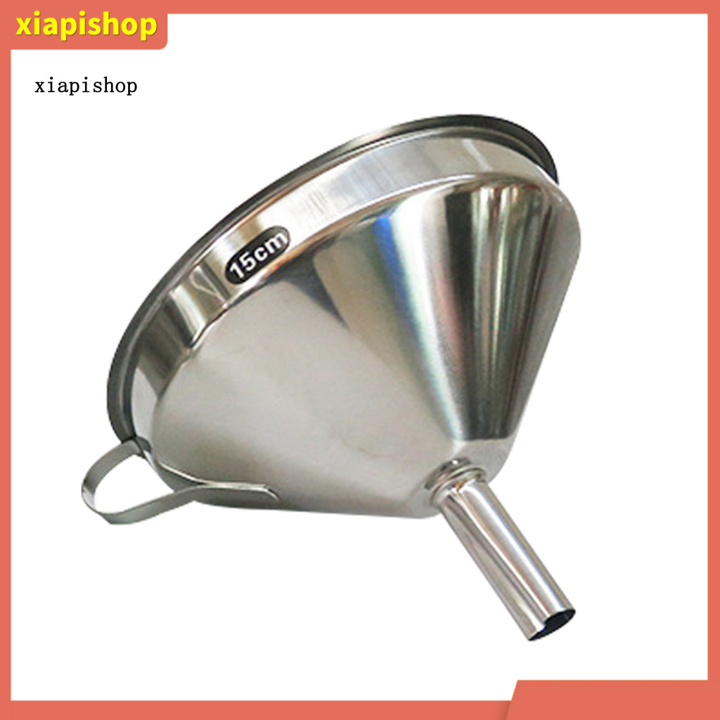 XPS 11/13/15cm Stainless Steel Cone Funnel Pour Oil Liquid Hopper ...