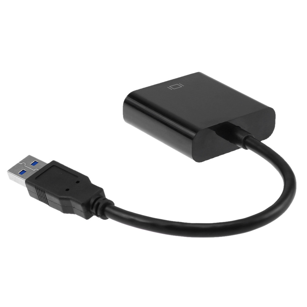 USB to VGA Adapter 1080P Multi-Display Video Graphics Card Converter ...