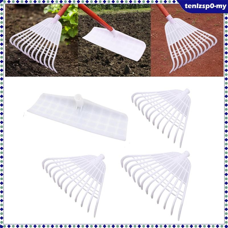 [tenlzsp0] Shrub Rake Detachable Camp Rake for Garden Sweep Yard Flower ...