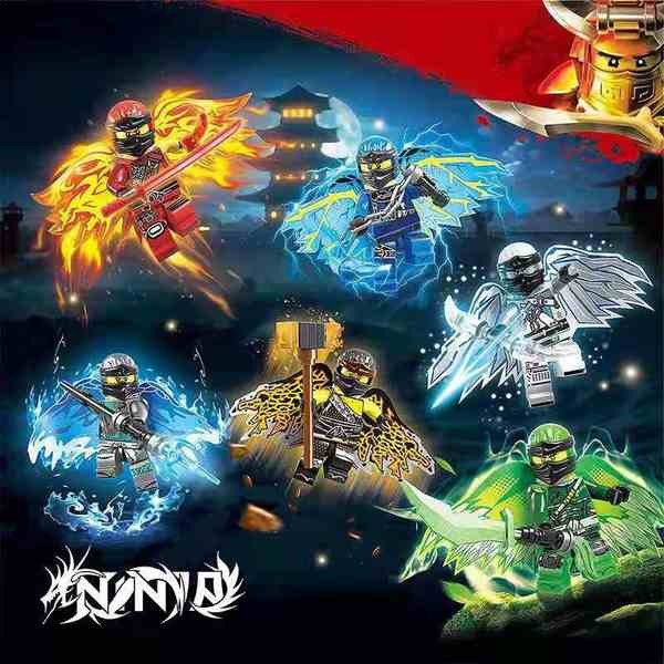 lego brick lego ninjago robot Compatible Phantom Ninja 2025 with Wings ...