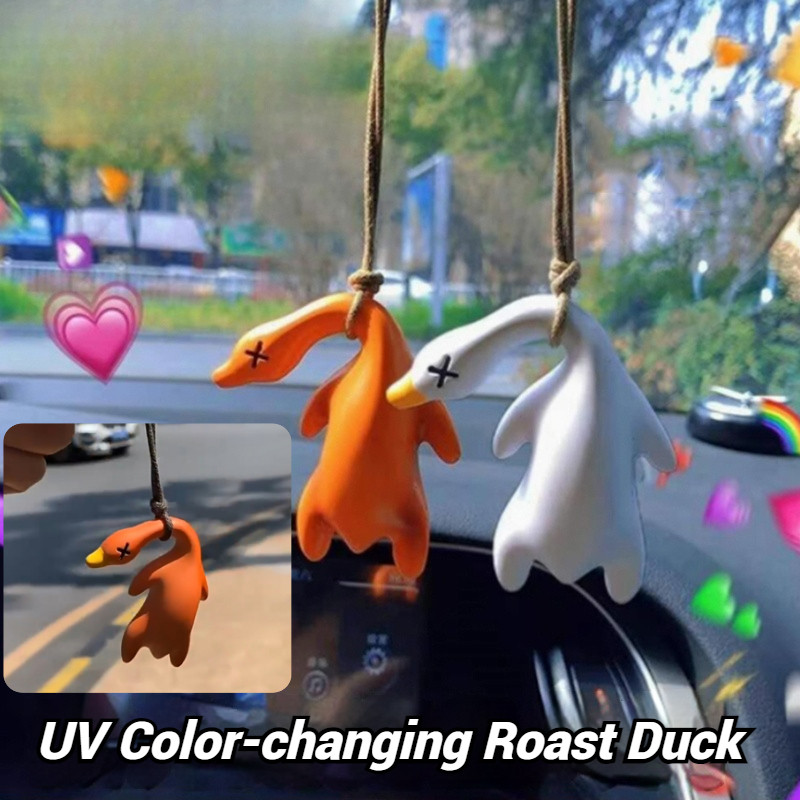 Color-changing Peking Duck Keychain Roast Duck Toy Key Ring Surprise ...