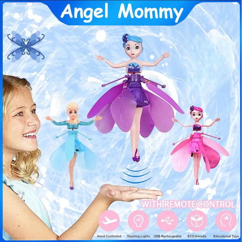 Flying Fairy Toys Infrared Induction Control Frozen Princess Doll ...