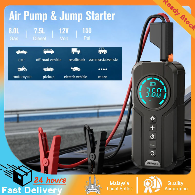 Heavy Duty 12V Powerbank Emergency Powerbank Portable Pump Tire ...