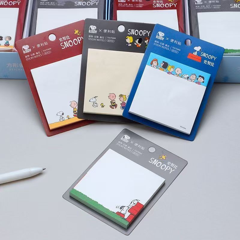 1pc Snoopy Sticky Notes Memo Notes Reminder Notes | Shopee Malaysia