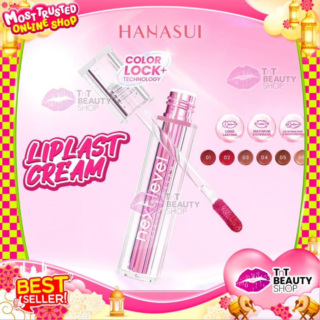 Hanasui Next Level Liplast Cream Pigmented Matte Finish Light Coverage ...