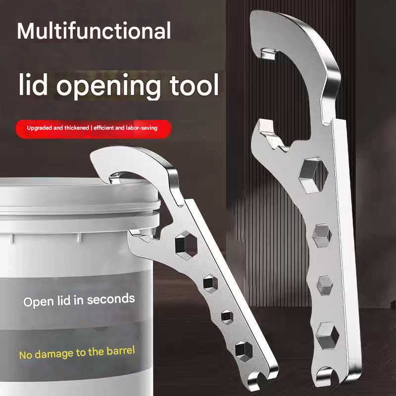 Bucket Lid Opener Lid Wrench Stainless Steel Pail Opener Buckets Lid ...