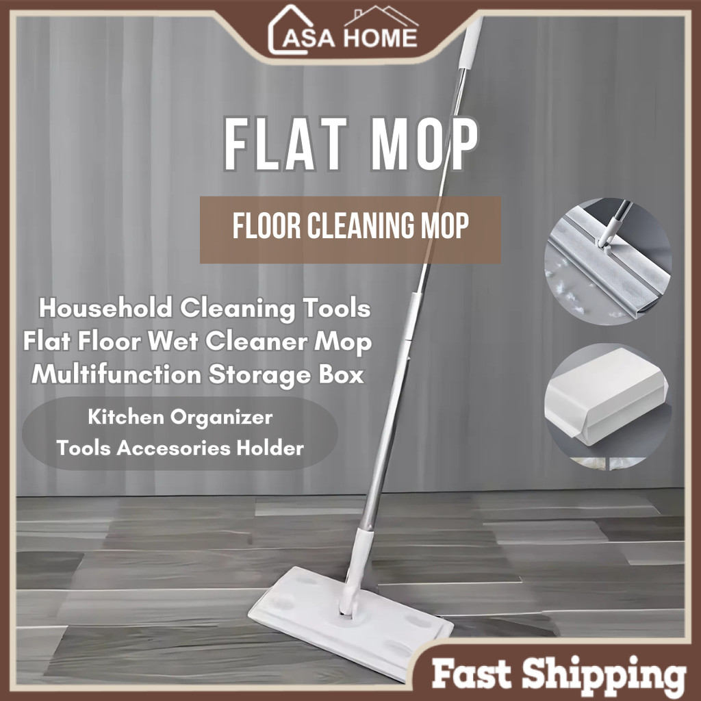 CASA Electrostatic Flat 360 Mop Pengelap Lantai Mop Tisu Basah Dust ...