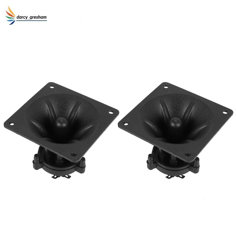 2Pc Tweeters Piezoelectric Tweeter Loudspeaker Ceramic Buzzer Treble Square Audio Speaker ...