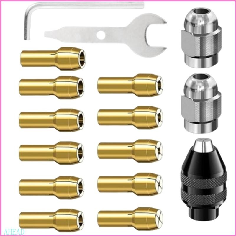 Ahead Collet Nut Kit 0 5-3 2mm Small Electric Drill Bit Collet Drill ...