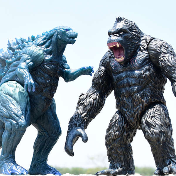 godzilla x kong the new empire godzilla toys Godzilla vs King Kong Monster Gorilla Figure Model ...