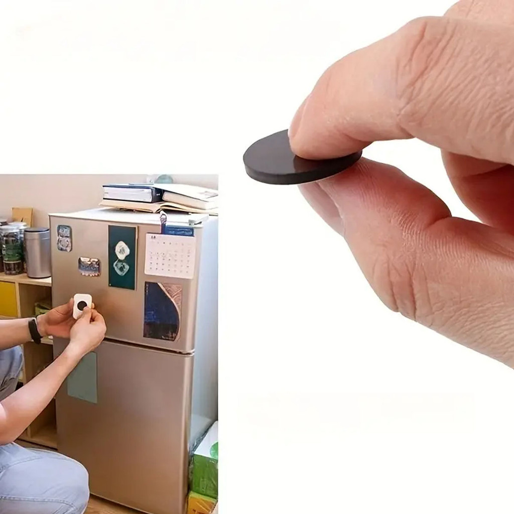 Circular Magnet Refrigerator Sticker, Strong Self-adhesive Magnetic ...