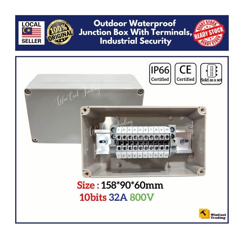 Waterproof PVC Box/PVC Junction Box With Terminal Block Box/PVC ...