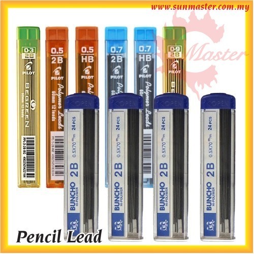 Pencil Lead 2B HB | Pilot Pencil Lead Polymer Mechanical Pencil Leads ...