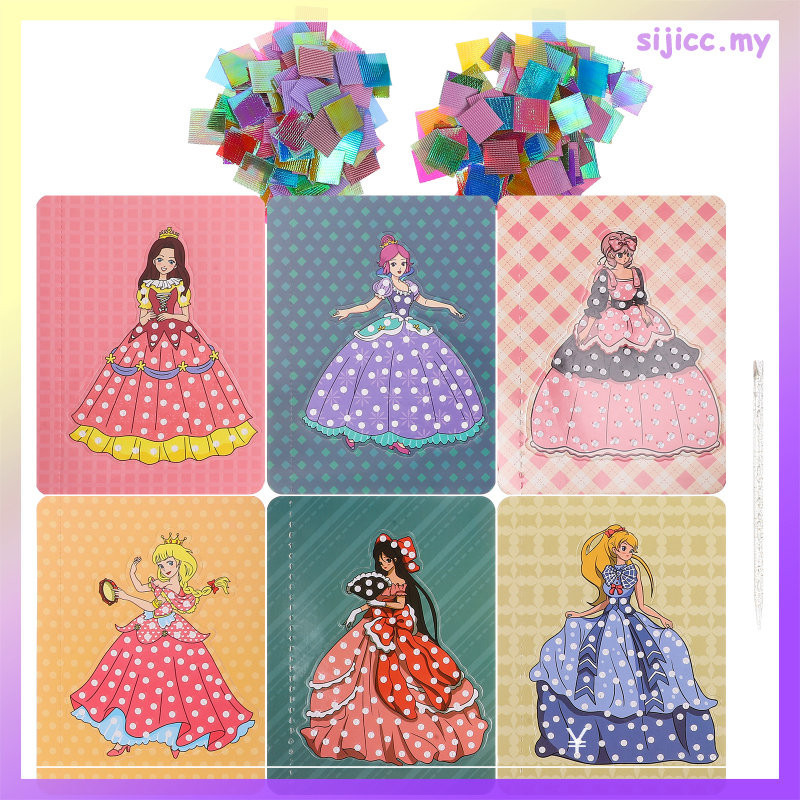 DIY Stitchwork Needlework Tool Crafts Kit for Kids Paper Puzzle ...