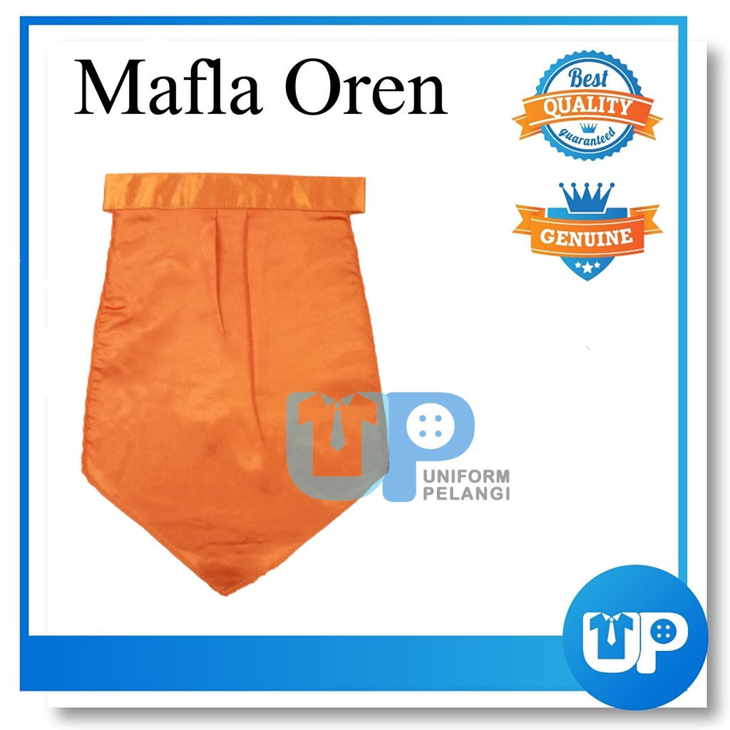 Mafla Oren Lencana Kokurikulum Accessories Skaf Orange | Shopee Malaysia