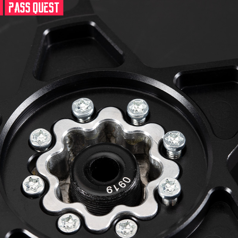 PASS QUEST-SRAM 8 Screws, Road Bike, Force AXS, RED Rival Crank, QUARQ ...
