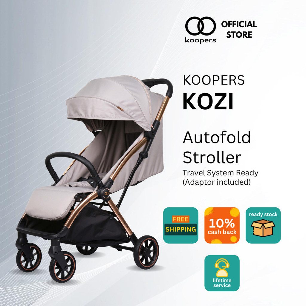 (Koopers Official Store) Koopers Kozi Lightweight Cabin Size Stroller ...
