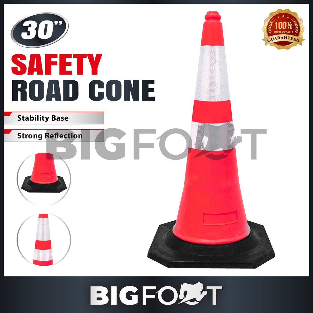 (30"/77cm) Safety Cone Road Cone Traffic Cone PVC Reflective Sticker ...