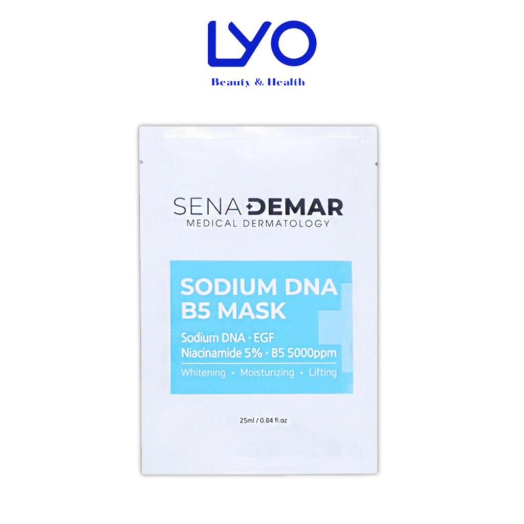 Senademar Sodium DNA B5 Mask Korean Moisturizing, Brightening, and Smoothing Mask 25ml | Shopee ...