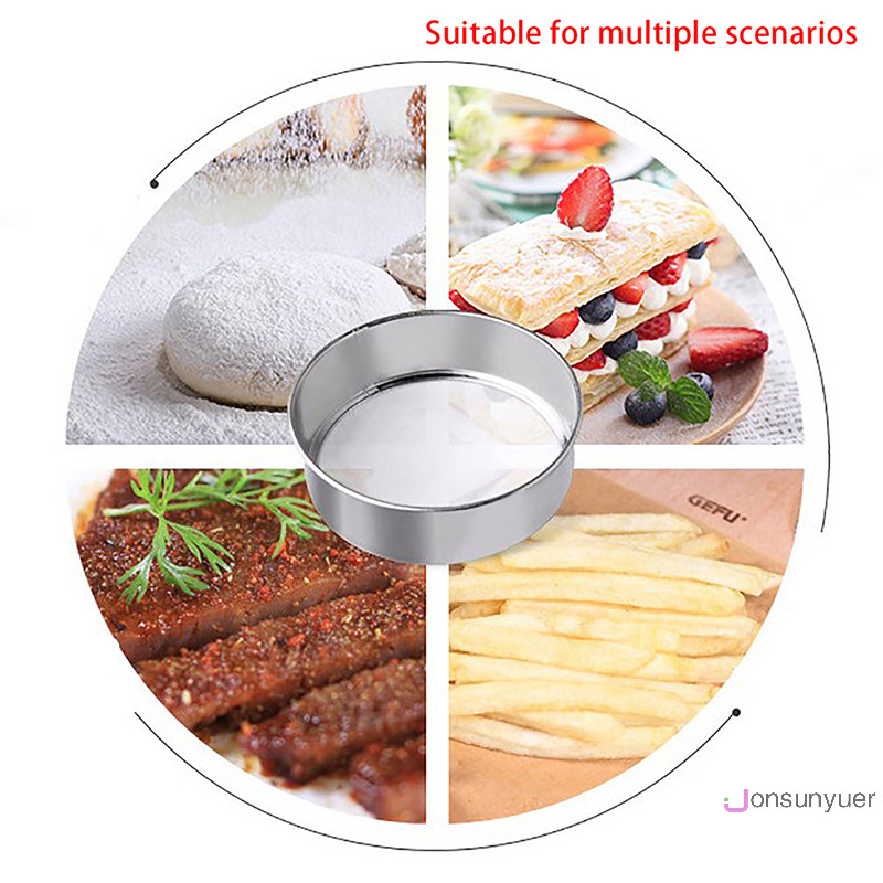 [Jonsunyuer] Cooking Sieve for flour Tea pasta strainer tamis flours ...