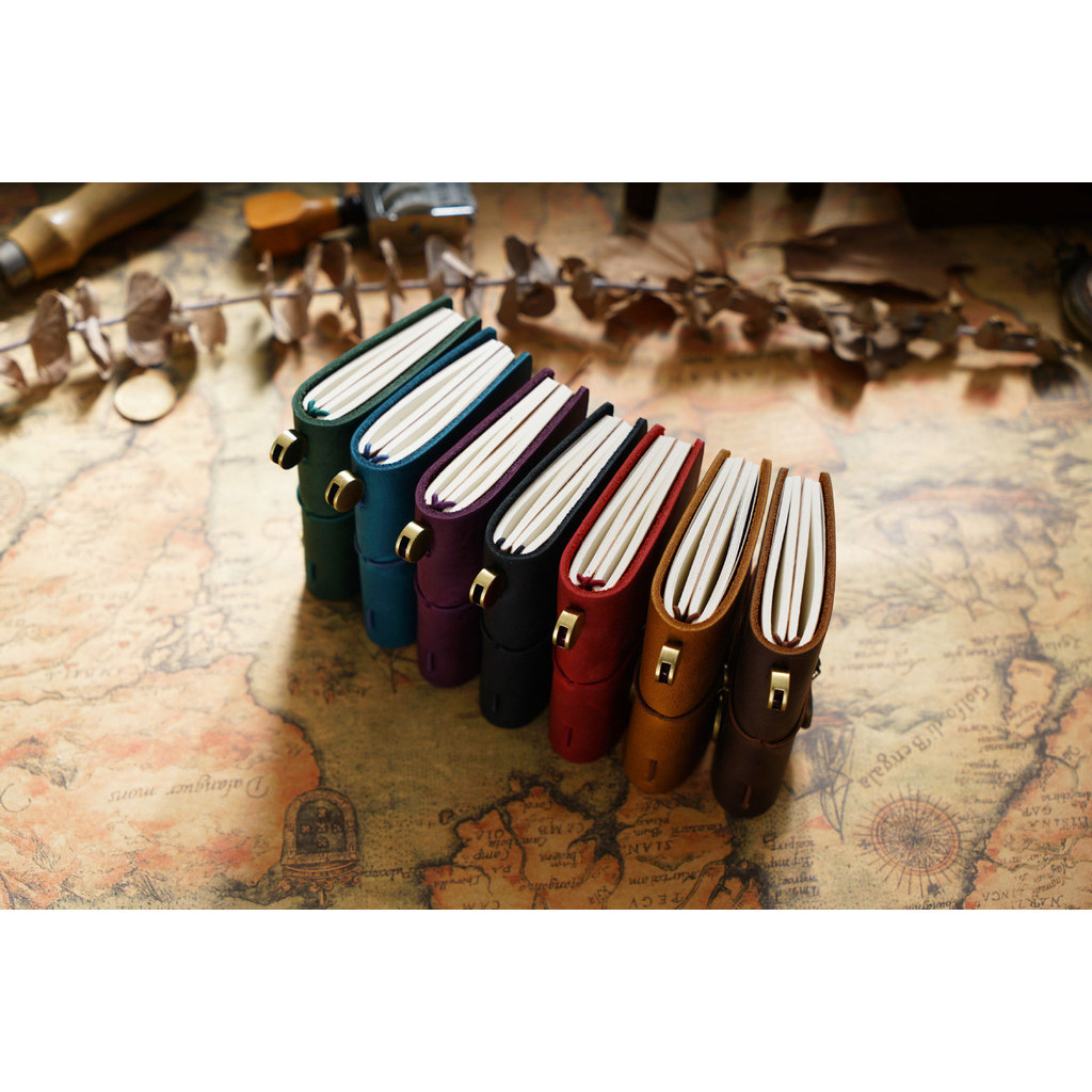 Retro Mini Traveler's Notebook Planner Handmade Genuine Leather Mini ...