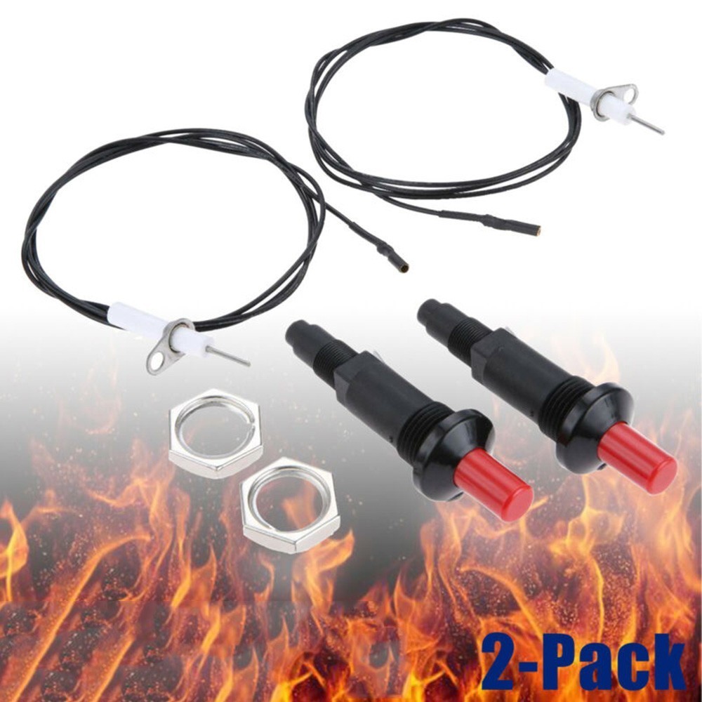 2-pack Piezo Igniter Push Button Gas Fireplace Grill BBQ Stove | Shopee ...