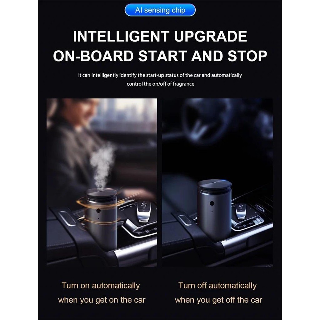 AROMA TUNNEL 10ML Car Aroma Diffuser Portable Scent Machine ...