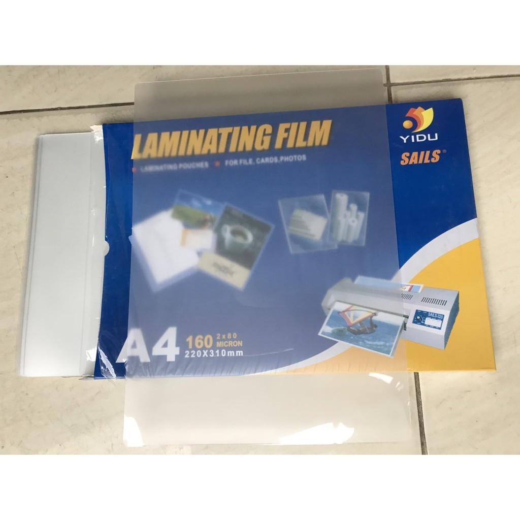 Plastic laminated paper of all sizes, hard laminated plastic film - 50 ...