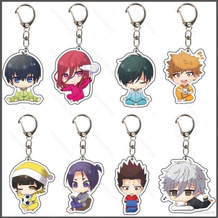 Blue Lock Keychain Anime Keyring Acrylic Cute Bag Pendant Cute ...