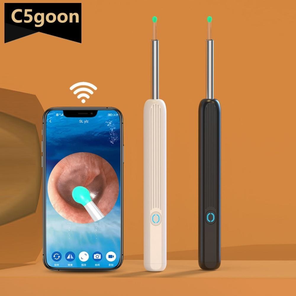 C5GOON HD Intelligent Wireless Visual Earpick Rechargeable Luminous ...