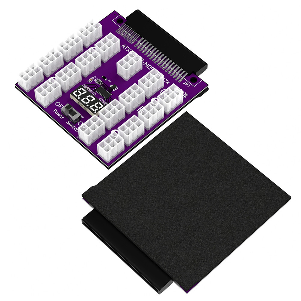 keepdreaming 17 Ports PCI-E ATX 6Pin Power Supply Breakout Board ...