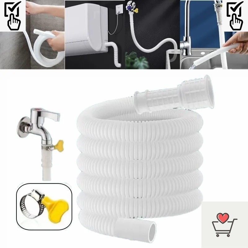 MBR 0.5/1/2/3m Simple Washing Machine Inlet Pipe Air Conditioning Drain ...