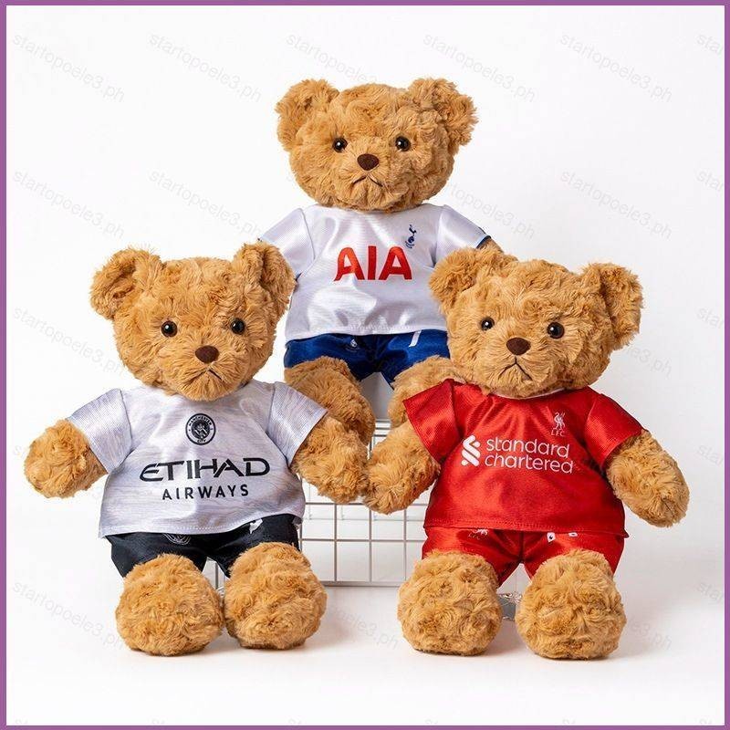 Ellen Cute Football Teddy Bear Plush Dolls Gift For Kids 2024 EURO ...
