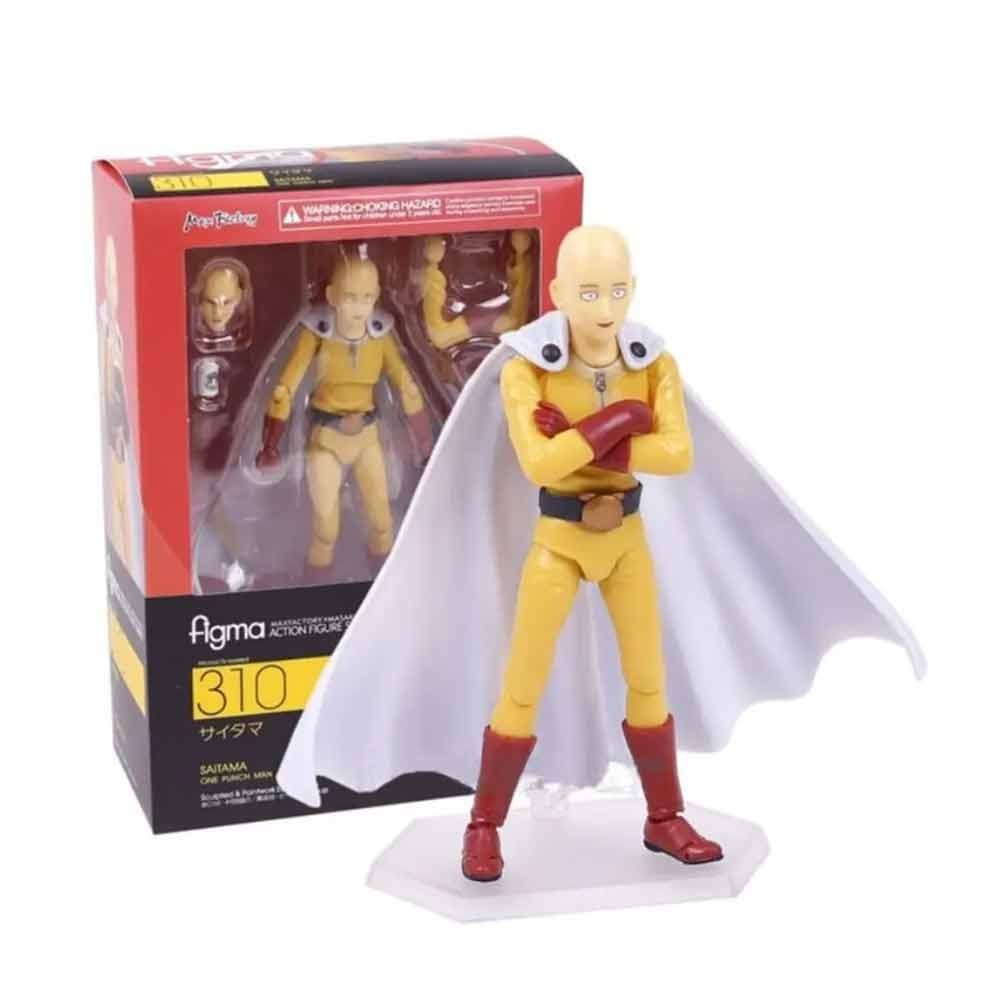 Figma 310# One Punch Man Saitama-sensei Bald Action Figure | Shopee ...
