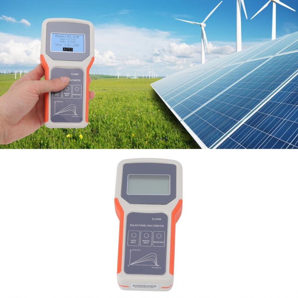 Sakurabc Upgraded LCD Solar Panel Multimeter Muti-use PV MPPT Tester ...