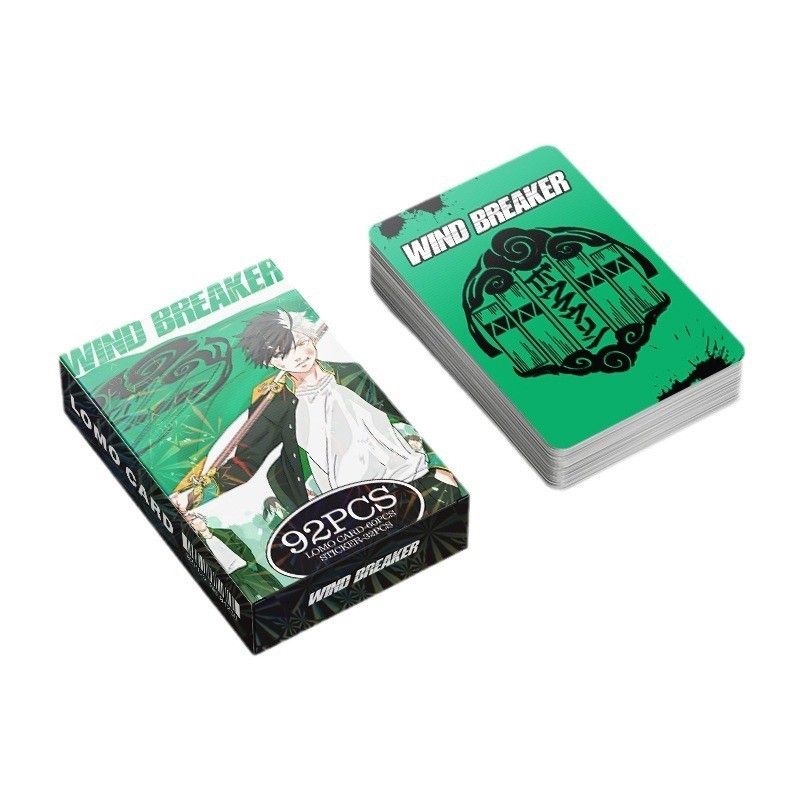 92pcs Anime Manhwa Manga WIND BREAKER Lomo Cards Tokyo Ghoul Black ...