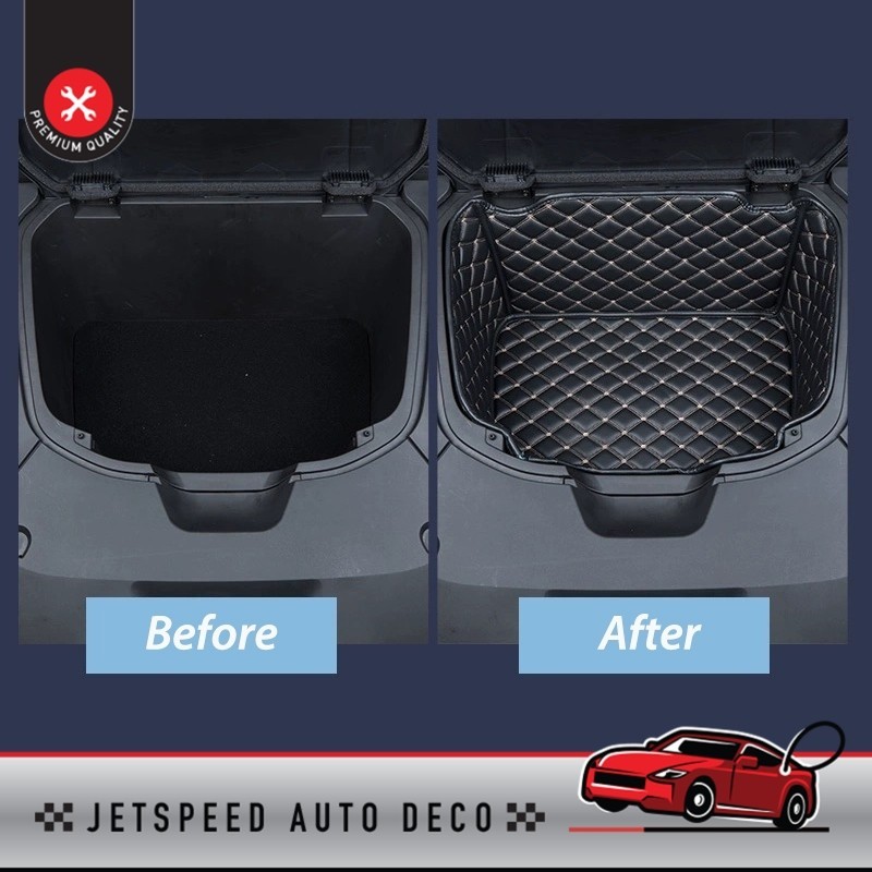 BYD Seal Front & Rear Boot Truck Leather Mat | Shopee Malaysia
