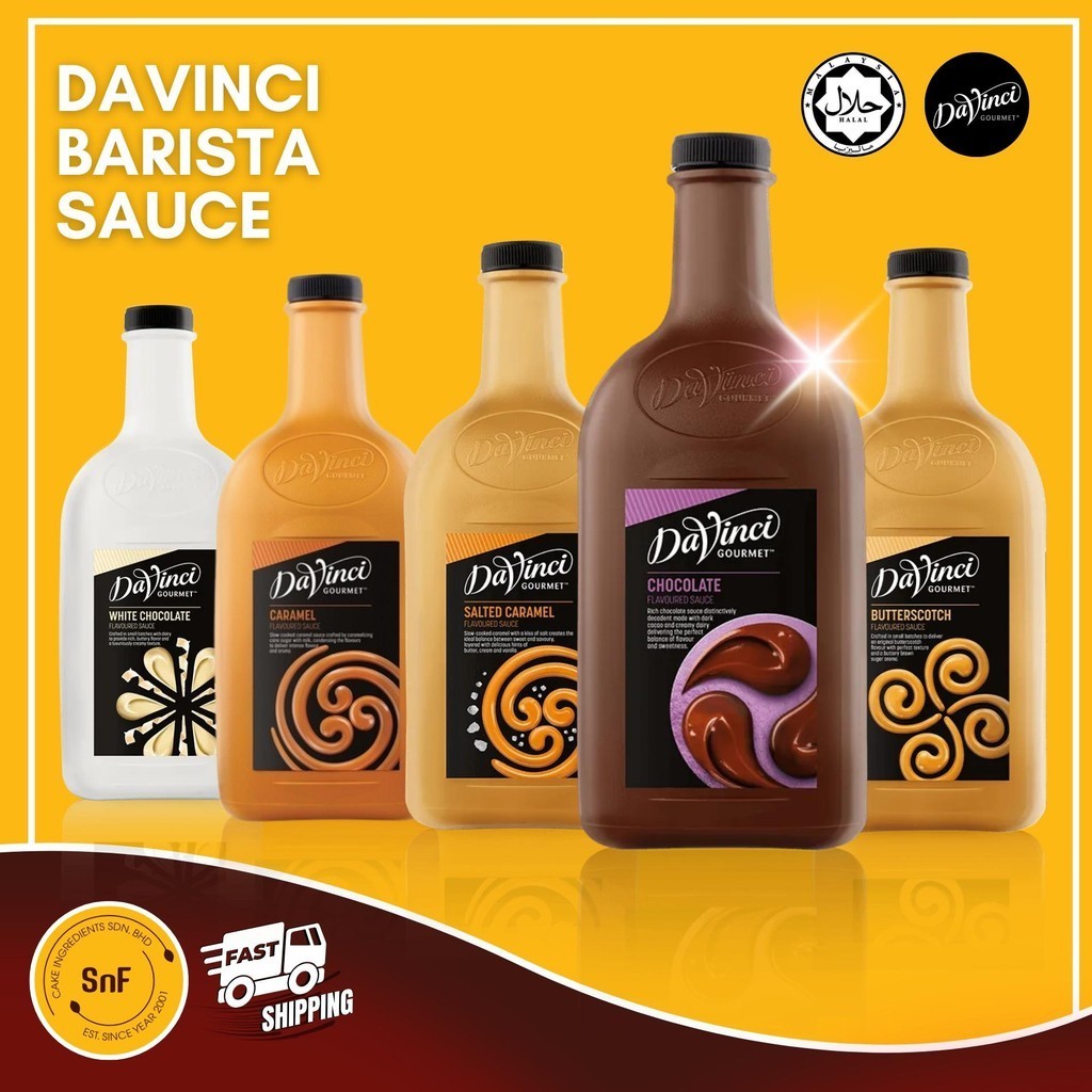 DaVinci Gourmet Premium Chocolate Sauce Coffee Drizzle Sos Coklat ...