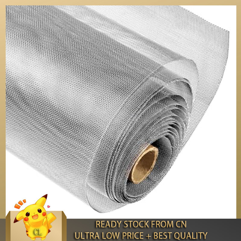 304 Stainless Steel Mesh Window Screen Roll, 35IN x 10FT Window Screen ...