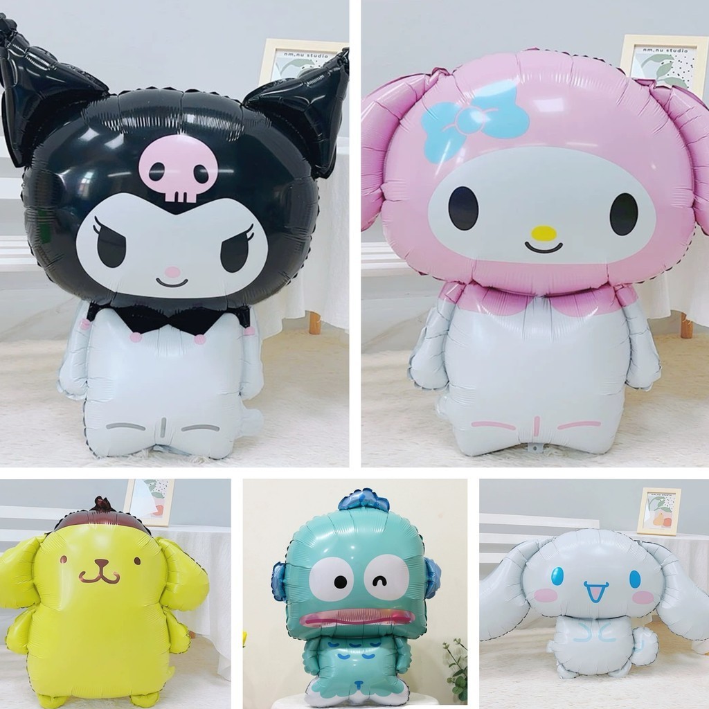 [24h Fast Delivery] Large Size Can Float Sanrio Balloon Shape Kuromi ...