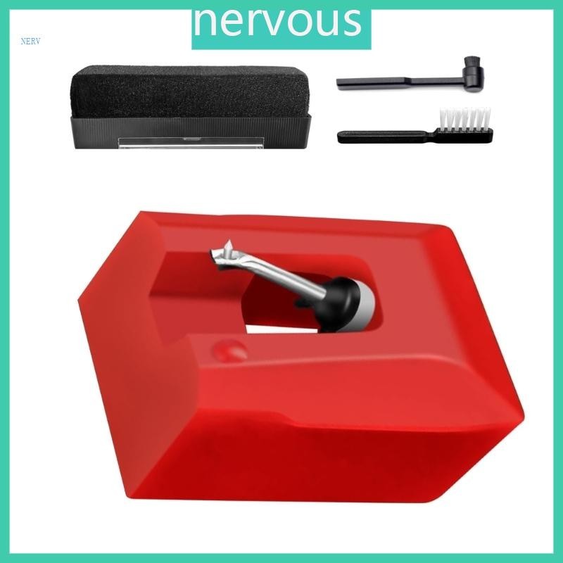 NERV Turntable Styluses Needle Diamond Needle with Brush Plastic ...