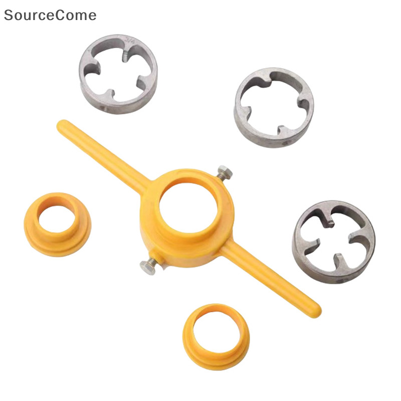 SourceCome 6PCS Plastic Pipe Thread Die Kit Pipe Threader Pumps Pipes ...