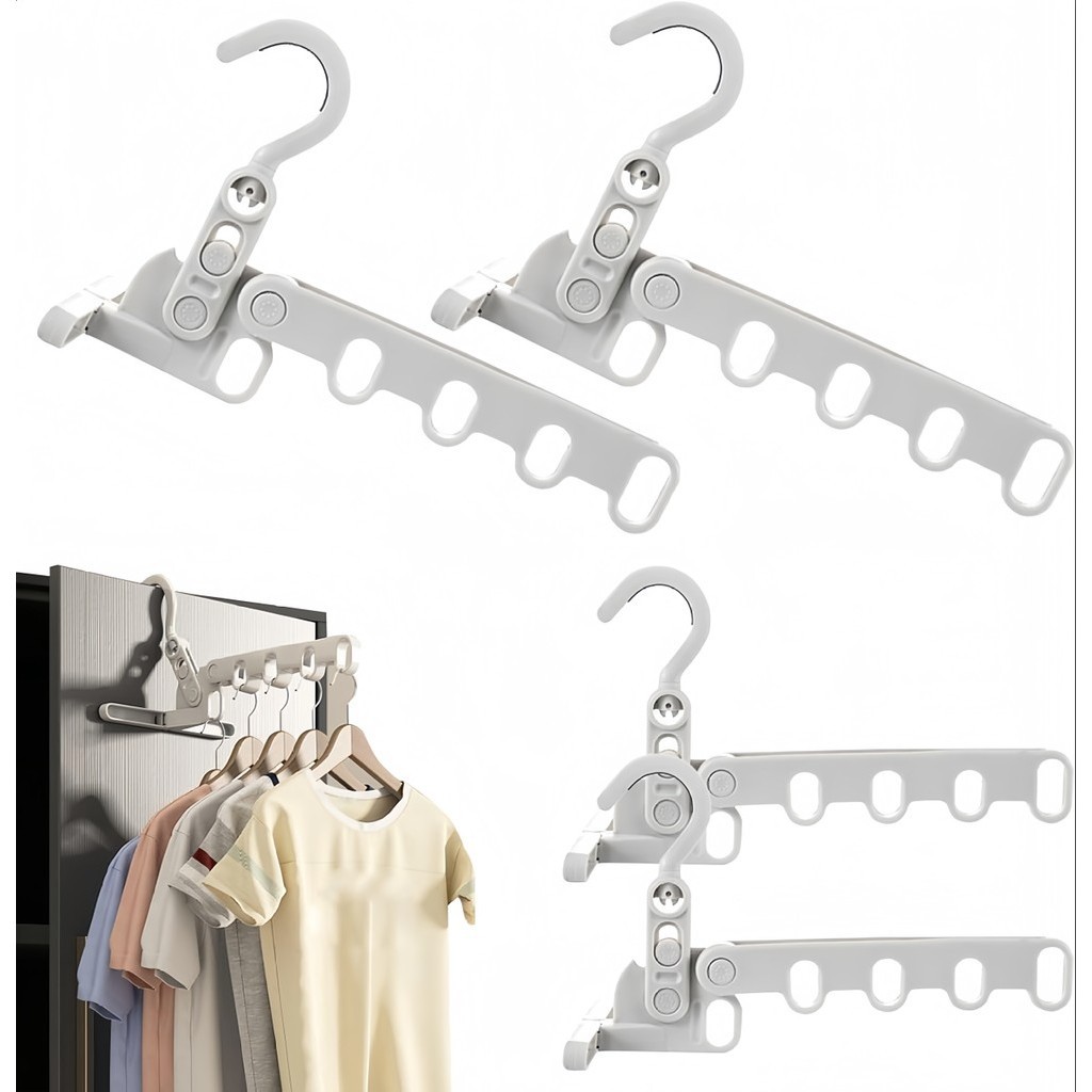 Multifunctional Wall Mounted Retractable Portable 5 Holes Foldable ...