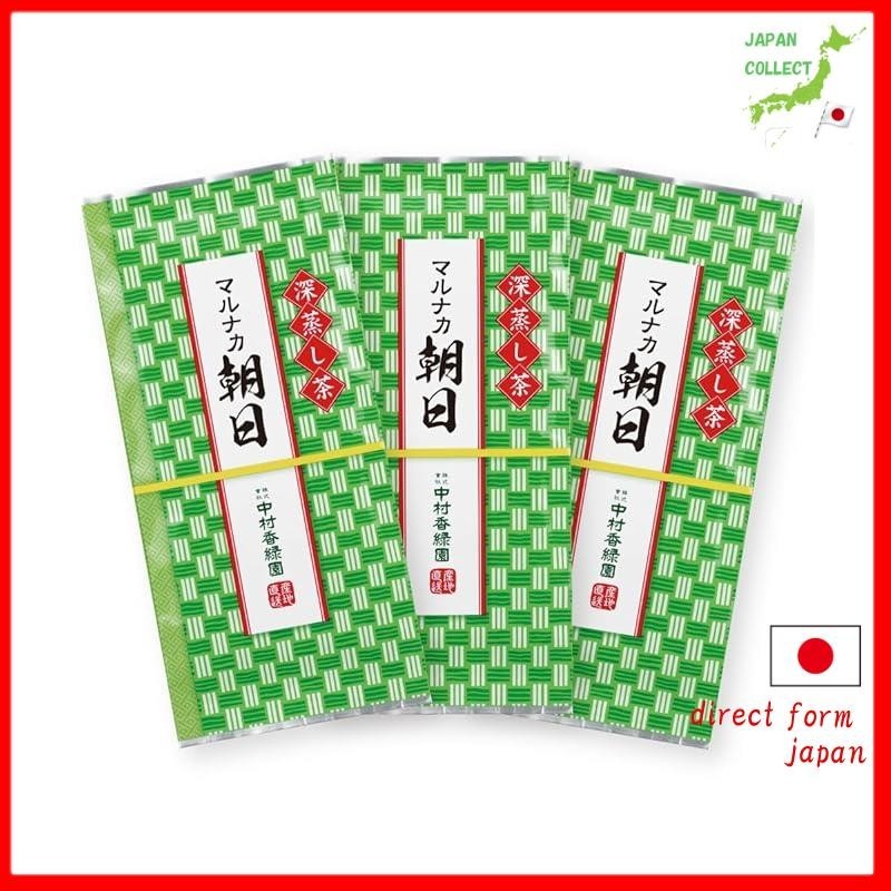 Nakamura Karyoku-en Deep-steamed Tea "Marunaka Asahi" 600g (200g x 3 ...
