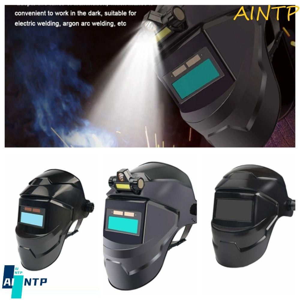 AINTP Welding Mask, Automatic Dimming Large View Solar Welding Helmet ...