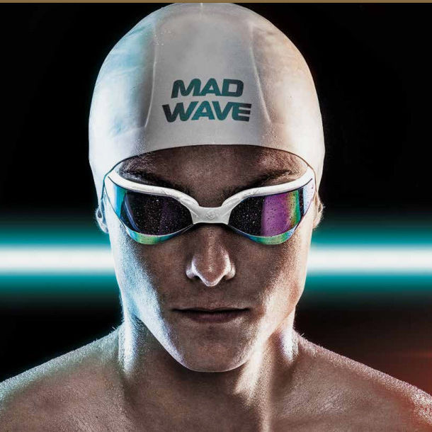 Anti-fog Swimming Goggles MADWAVE Thickened Waterproof Ear Protection ...