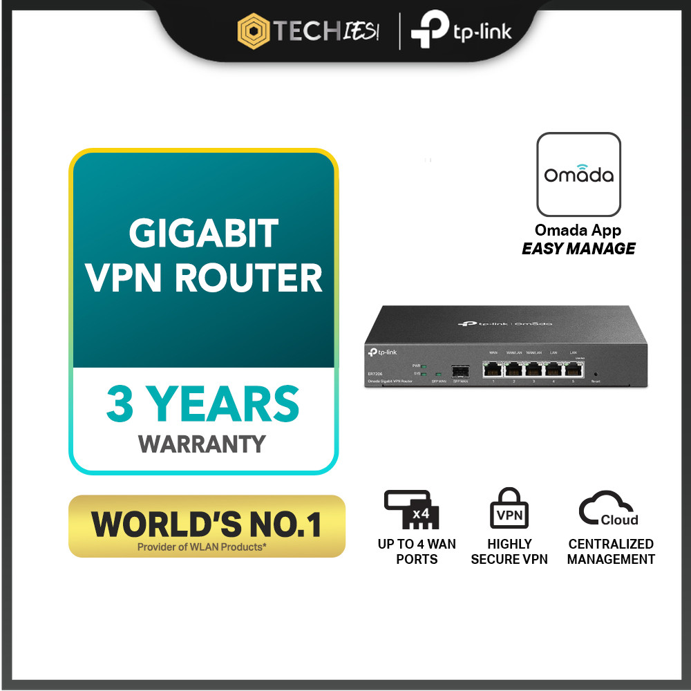 TP-Link ER7206 Omada Gigabit VPN Router For SMB For Office Omada SDN ...