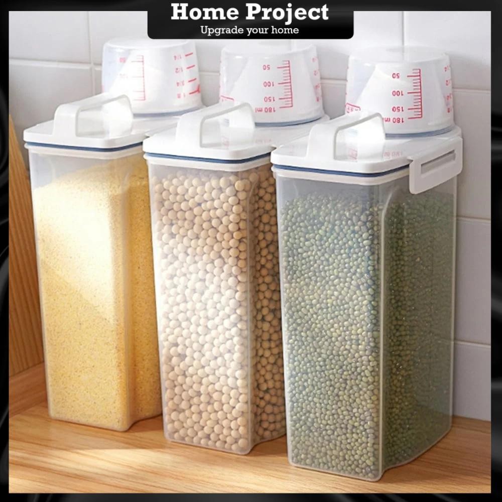 Sealed Multigrain Food Containers Storage Cereal Container Storage Box ...