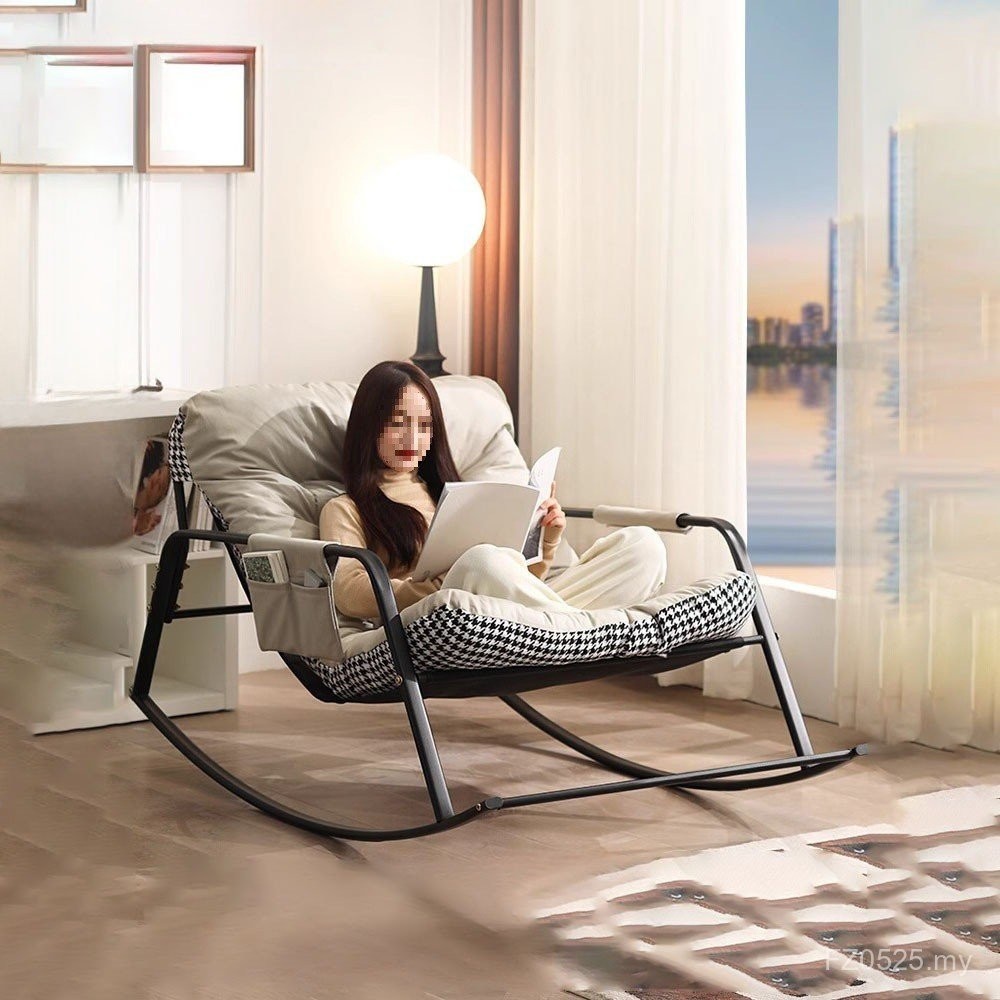 Balcony Reclining Adult Single Rocking Chair Rocking Chair Reclining ...